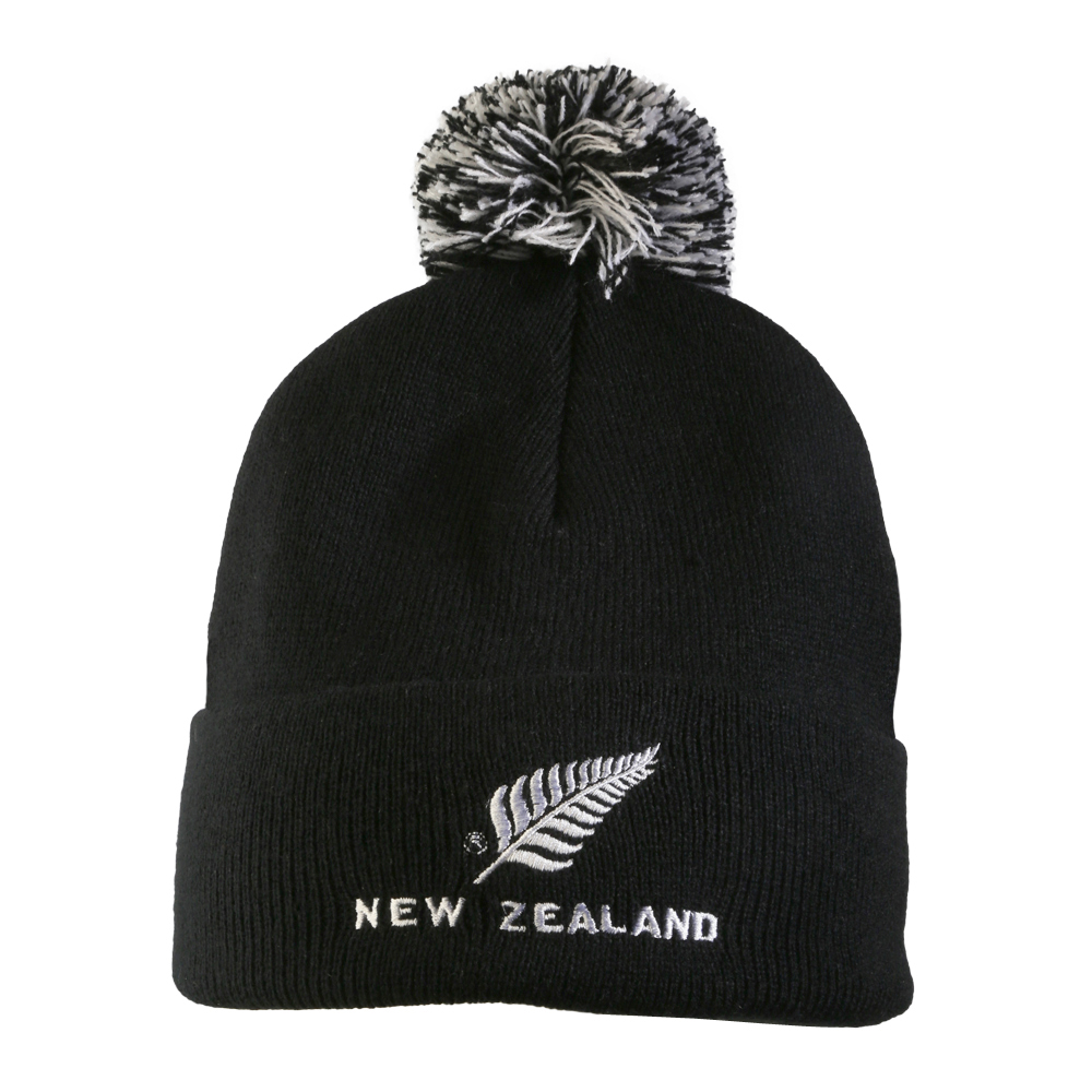 NZ Fern Pom Pom Beanie