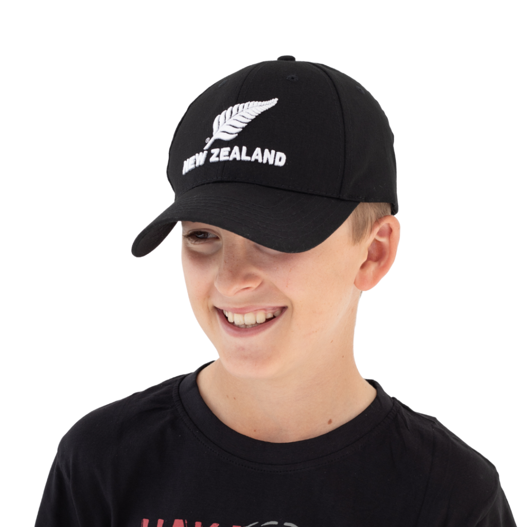 3D Silver Fern Emblem Cap